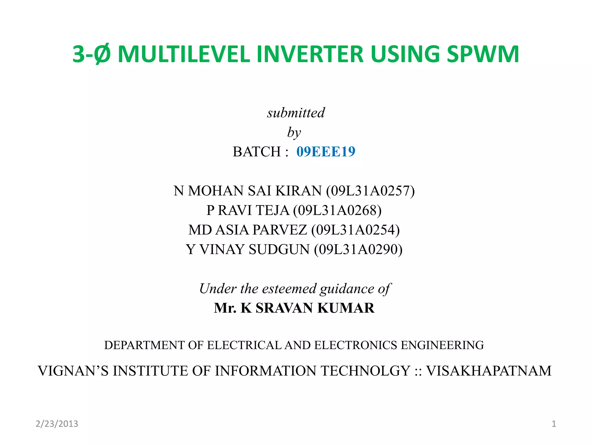 Three phase Multi level Inverter.pptx