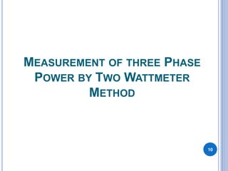 Three Phase Power Measurement | PPTX