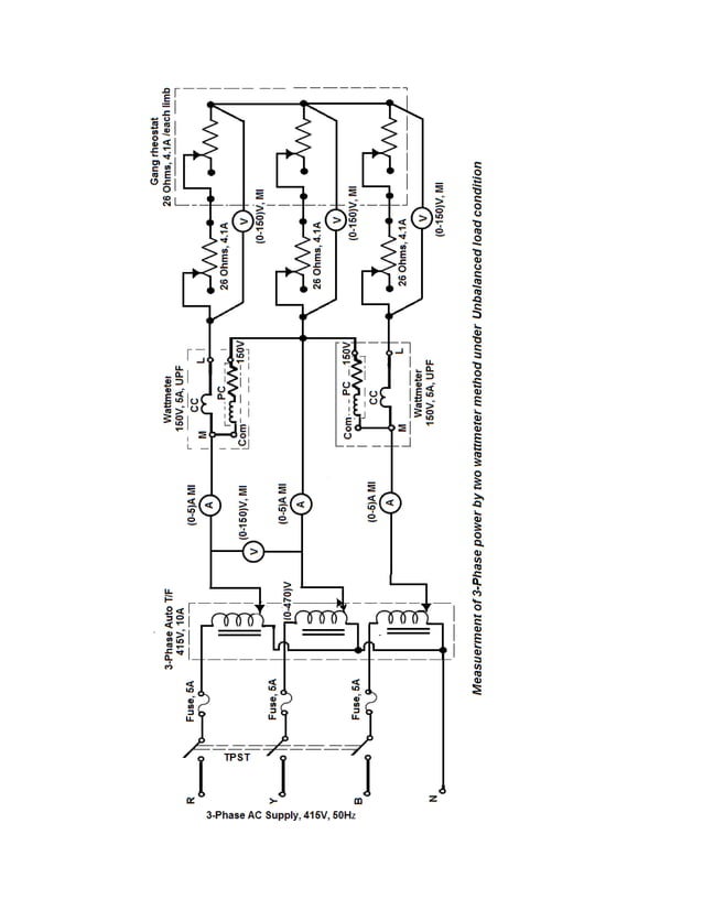 Three phase power measurement | DOCX