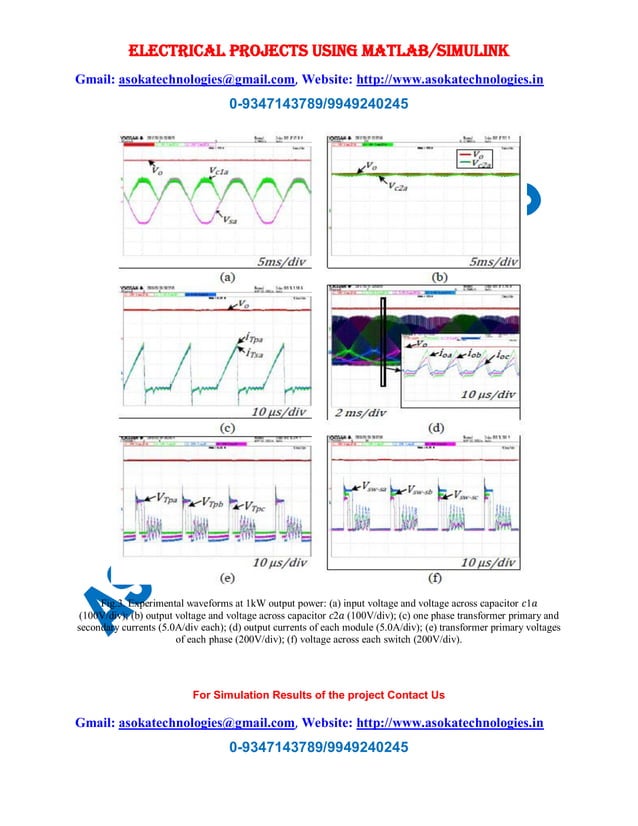 Three Phase Single Stage Isolated Cuk based PFC Converter | PDF