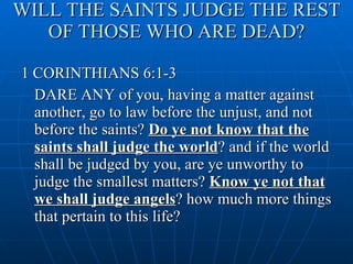 Three Phases Of Judgement | PPT | Christianity | Religion & Spirituality