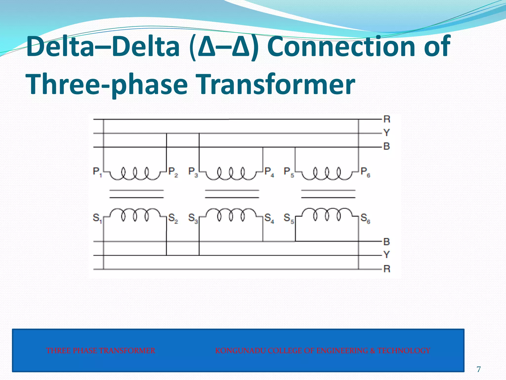 Three phase transformer | PDF