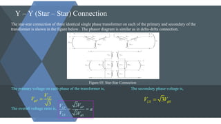 Three phase transformer | PPTX