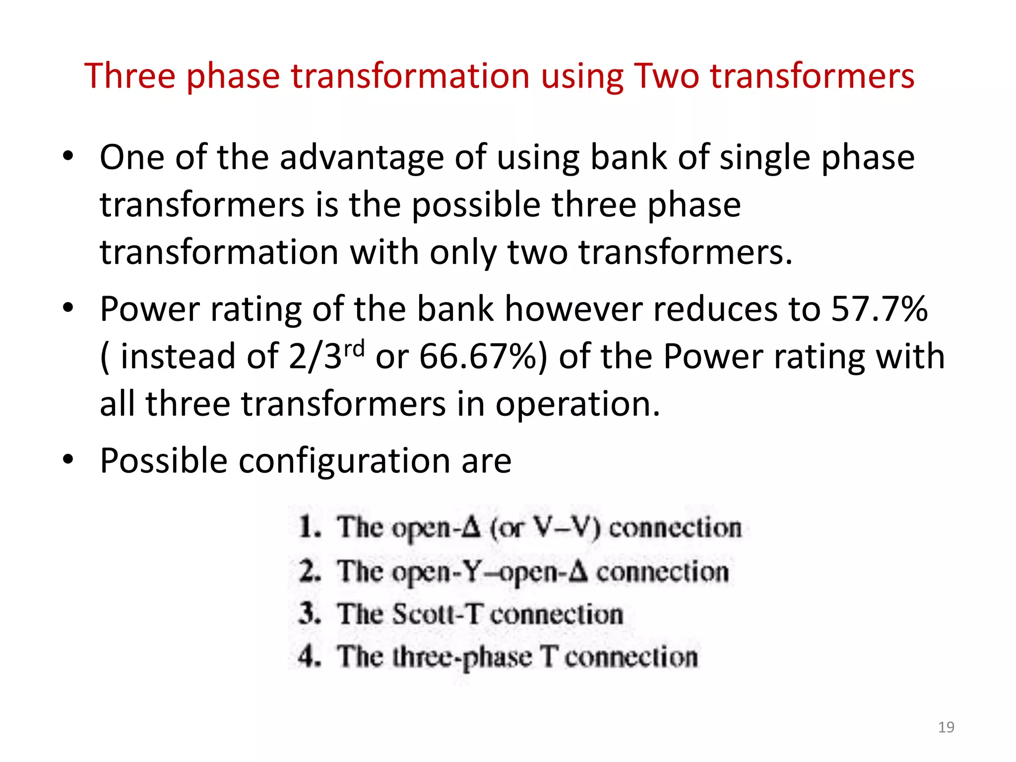 Three phase transformers | PPTX