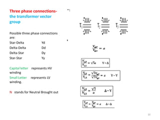 Three phase transformers | PPTX