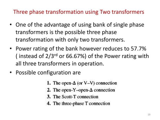 Three phase transformers | PPTX | Computer Networking | Computing