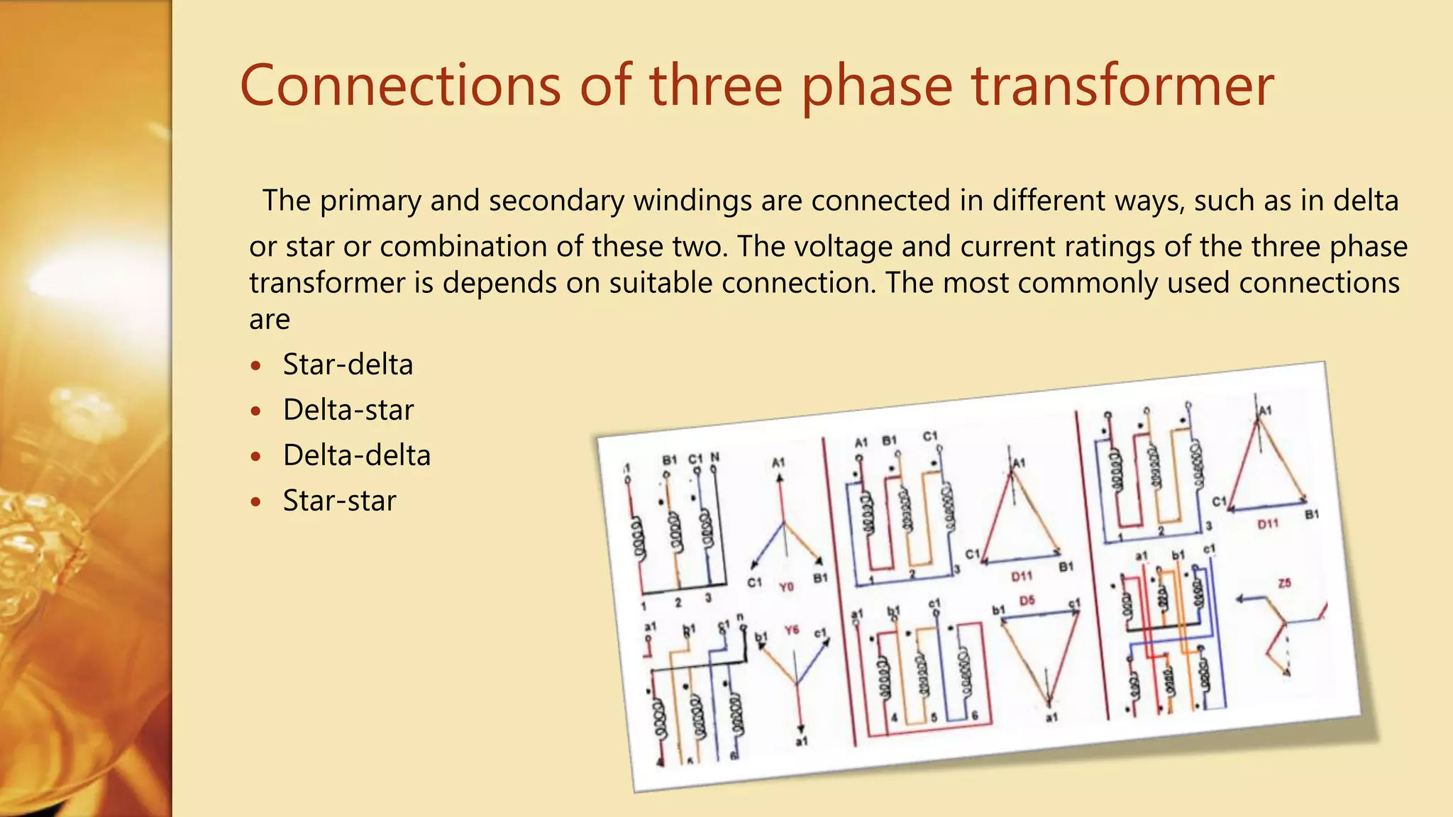 Three phase transformer | PPTX