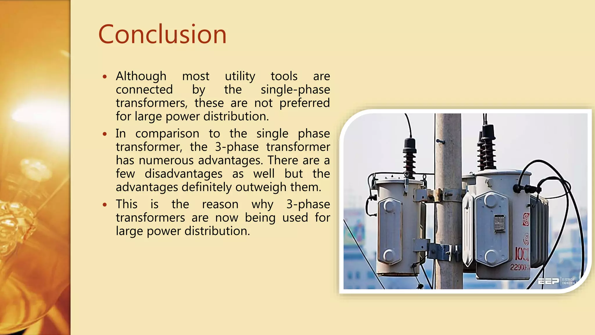 Three phase transformer | PPTX