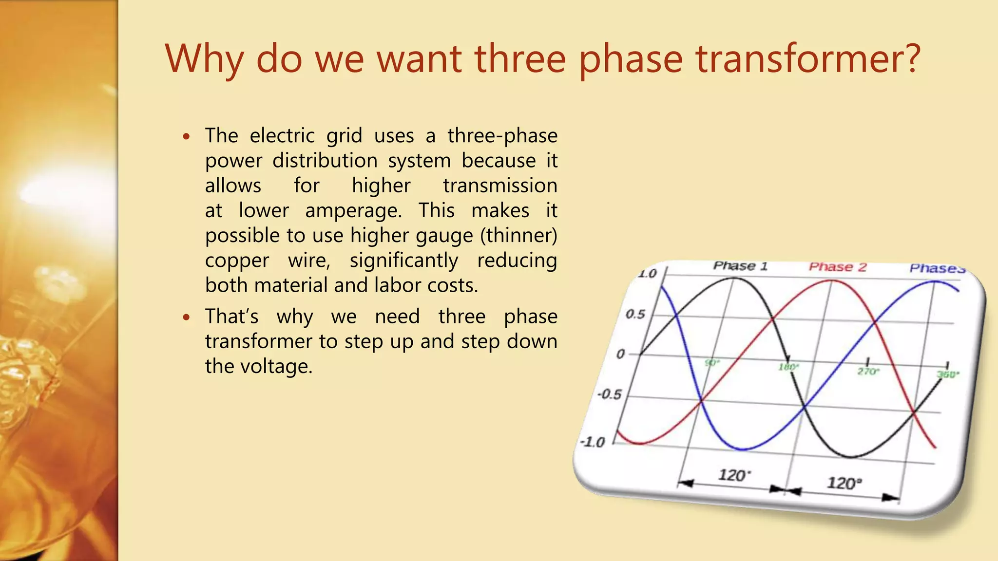 Three phase transformer | PPTX