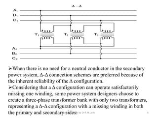 Three phase transformer ( vector groups) | PDF