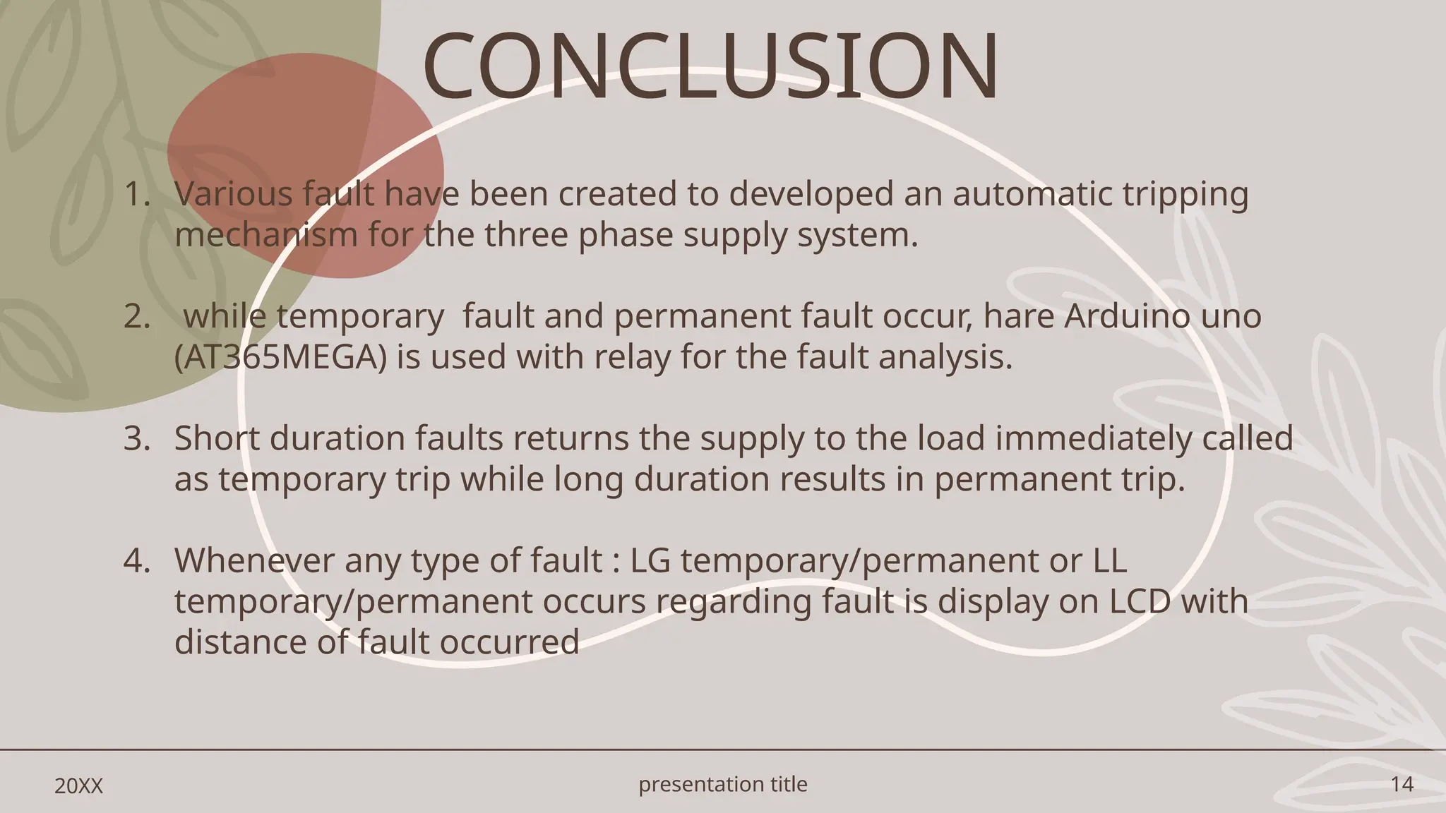 Three Phase Transmission Line Fault Detection Pptx Consumer