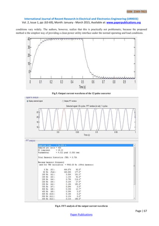 Three Phase Twelve Pulse Controlled Rectifier with Reduced Output Current Harmonics Using PI ...