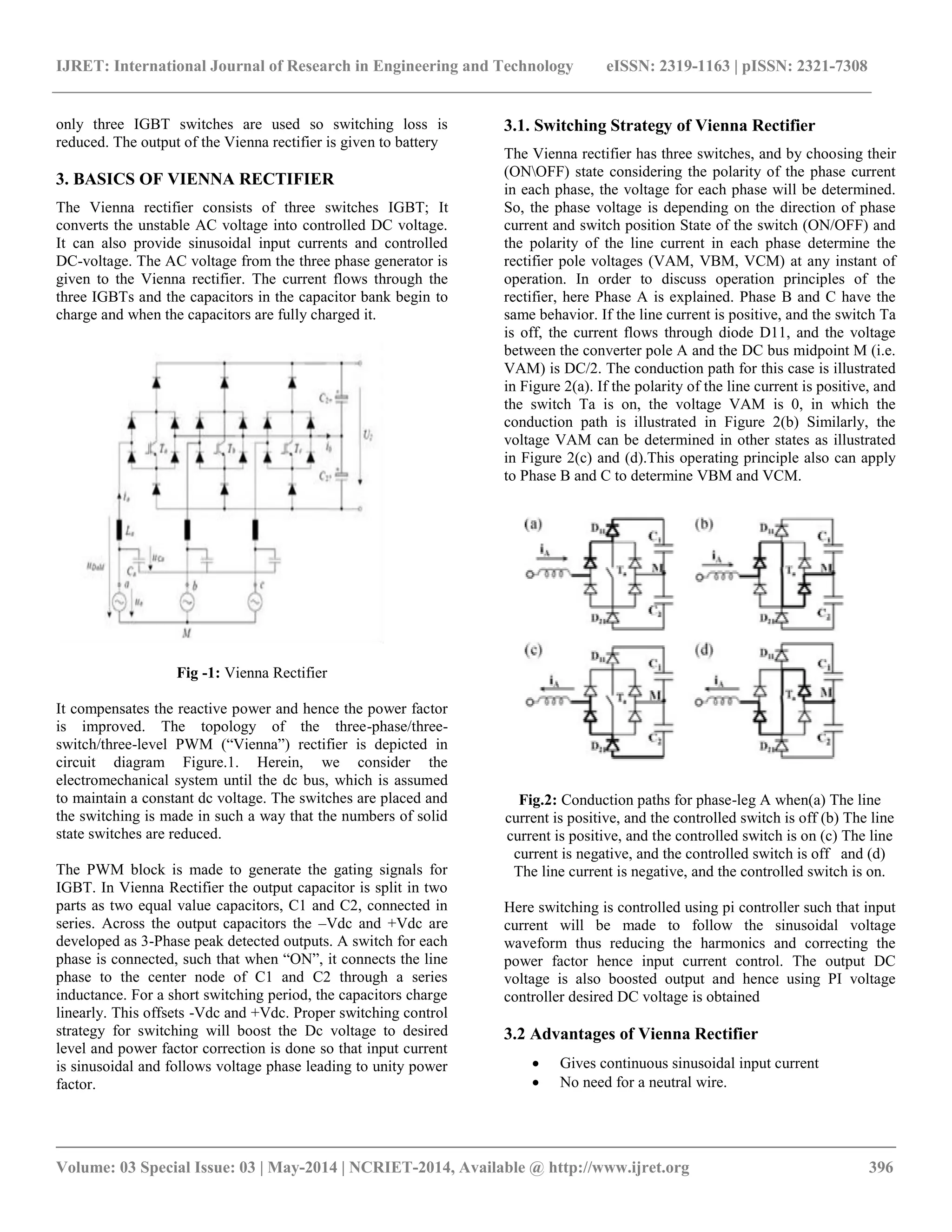 Three phase vienna rectifier for wind power generation system | PDF