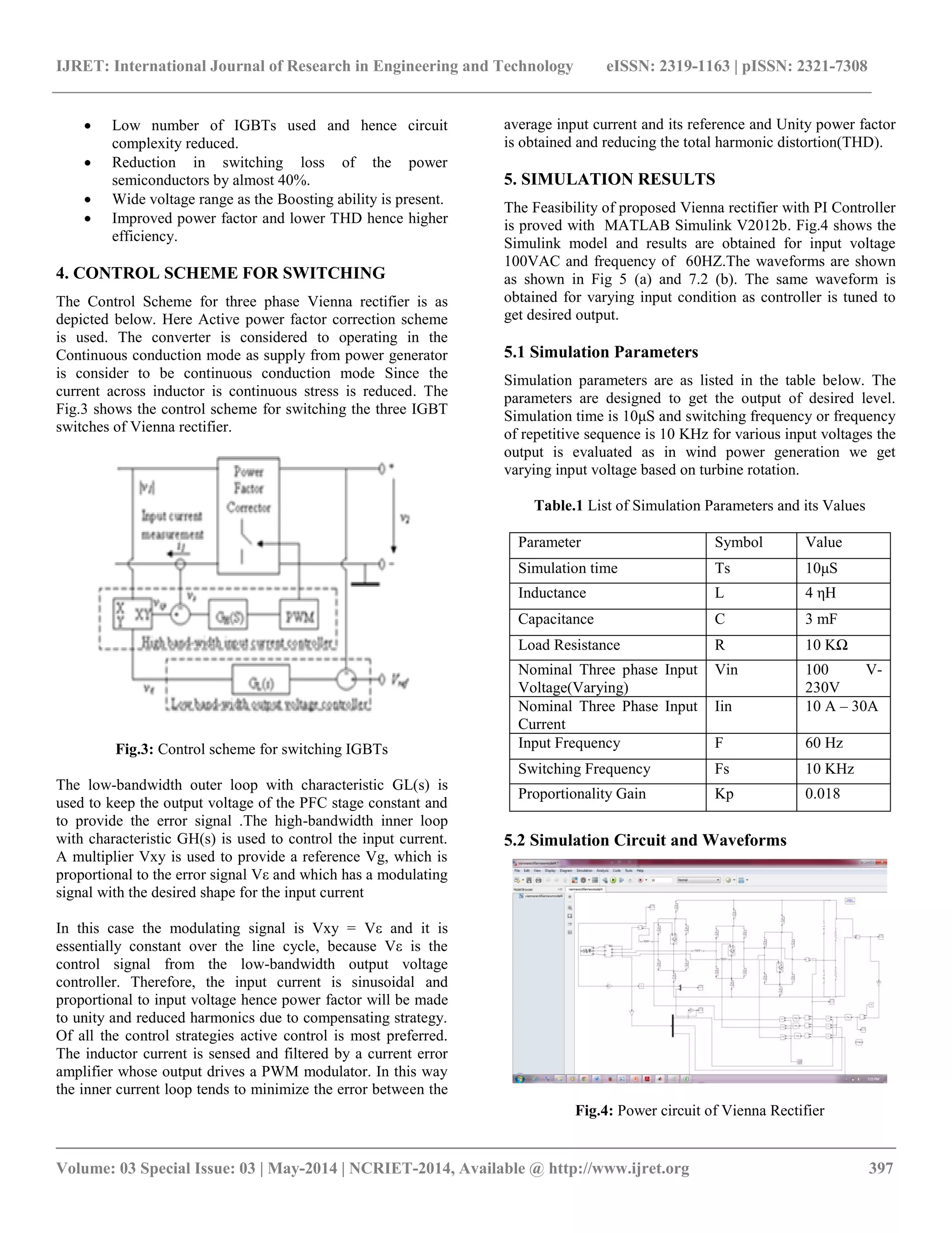 Three phase vienna rectifier for wind power generation system | PDF