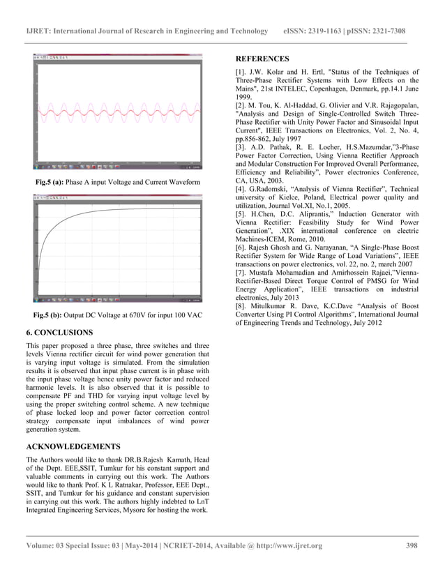 Three phase vienna rectifier for wind power generation system | PDF