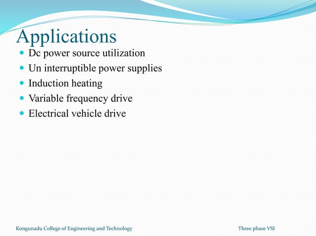 Three phase voltage source inverter | PPTX | Consumer Electronics | Technology & Computing