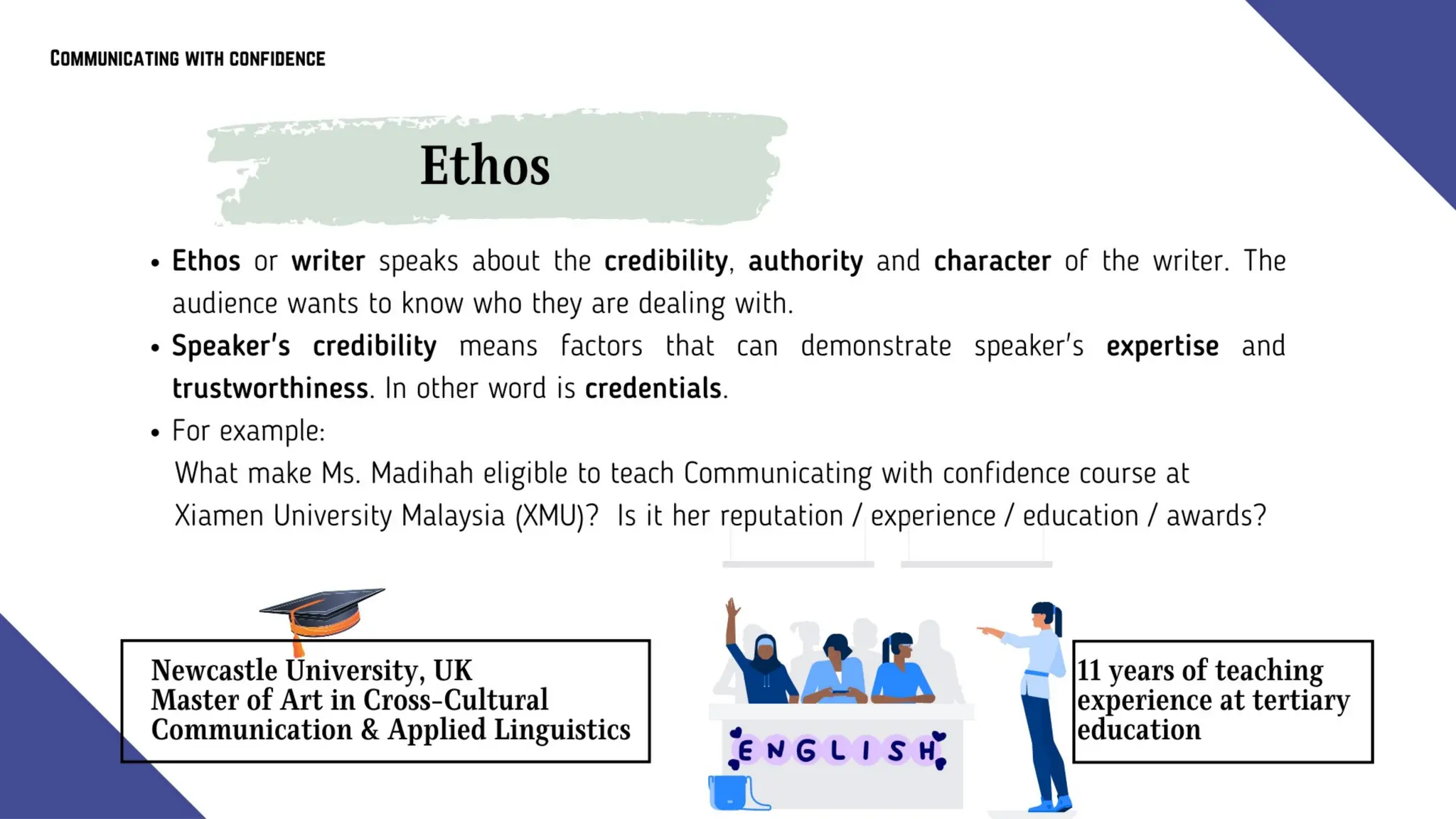 Speaking with Confidence: Three Pillars of Public Speaking | PPTX