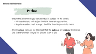 Speaking with Confidence: Three Pillars of Public Speaking | PPTX