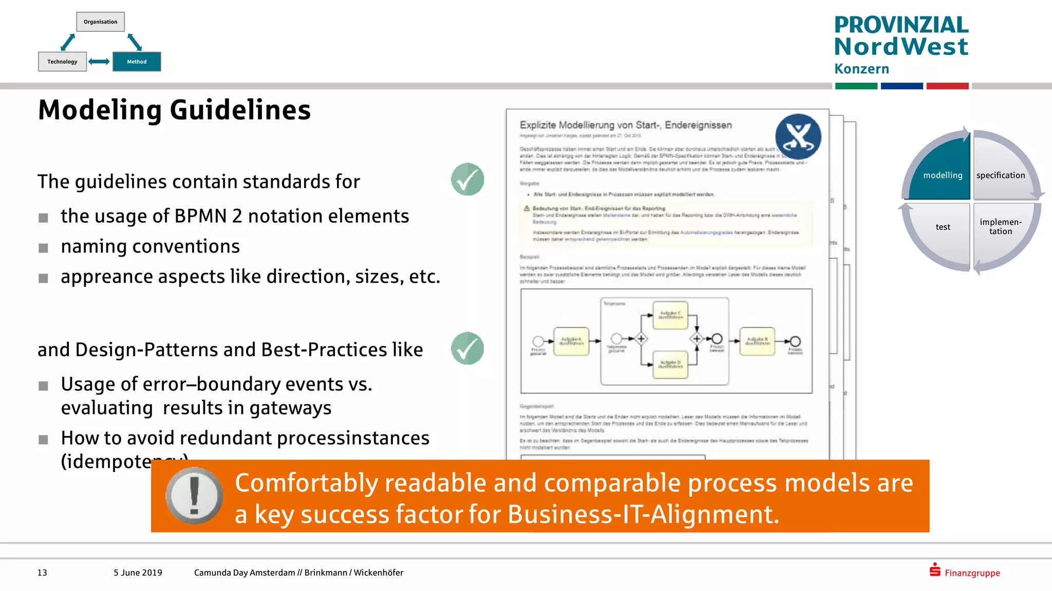 Camunda Day Amsterdam 2019: Case Study. The Three Pillars of Workflow Automation at Provinzial ...