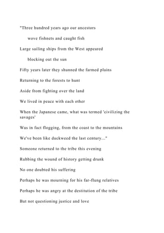 Three Poems Nokan Walis, John Balcom Duckweed More.docx