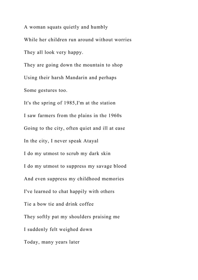 Three Poems Nokan Walis, John Balcom Duckweed More.docx