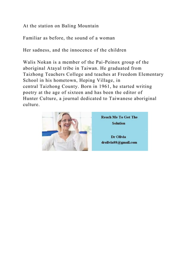 Three Poems Nokan Walis, John Balcom Duckweed More.docx