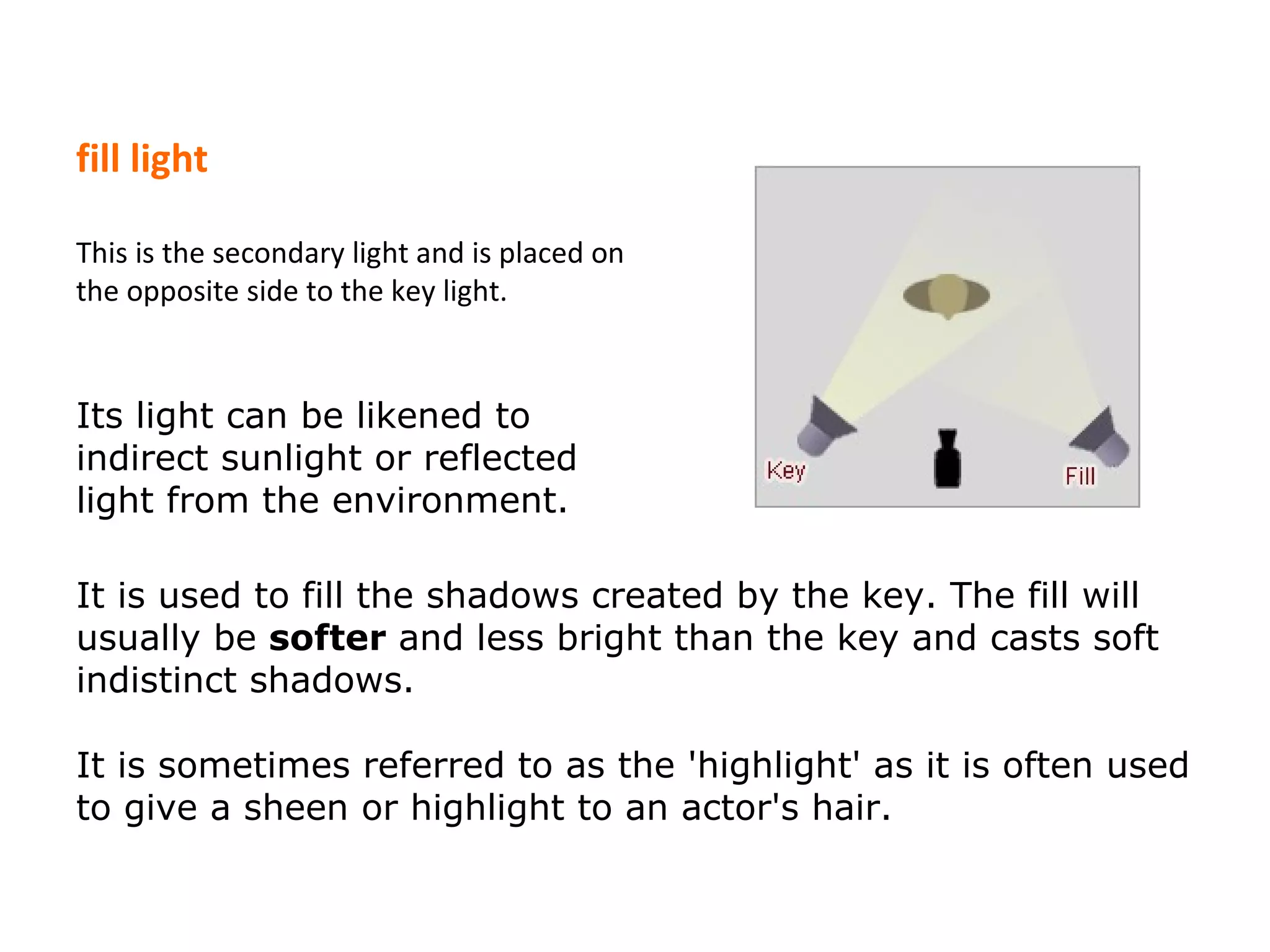 Three point lighting | PPT