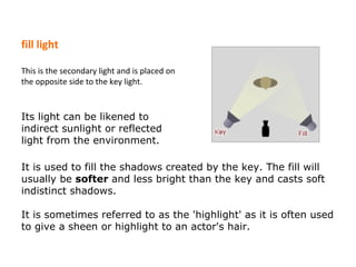 Three point lighting | PPT