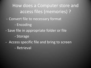 Three processes of memory | PPTX
