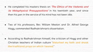 Three prose writers_ Radhakrishnan, Raghunathan and Nirad Chaudhuri.pptx