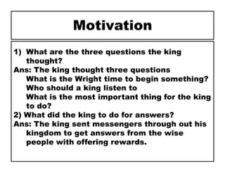 Three questions 2 | PDF