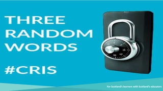 Three random words | PPTX