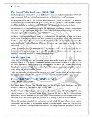 Three round table conference | PDF