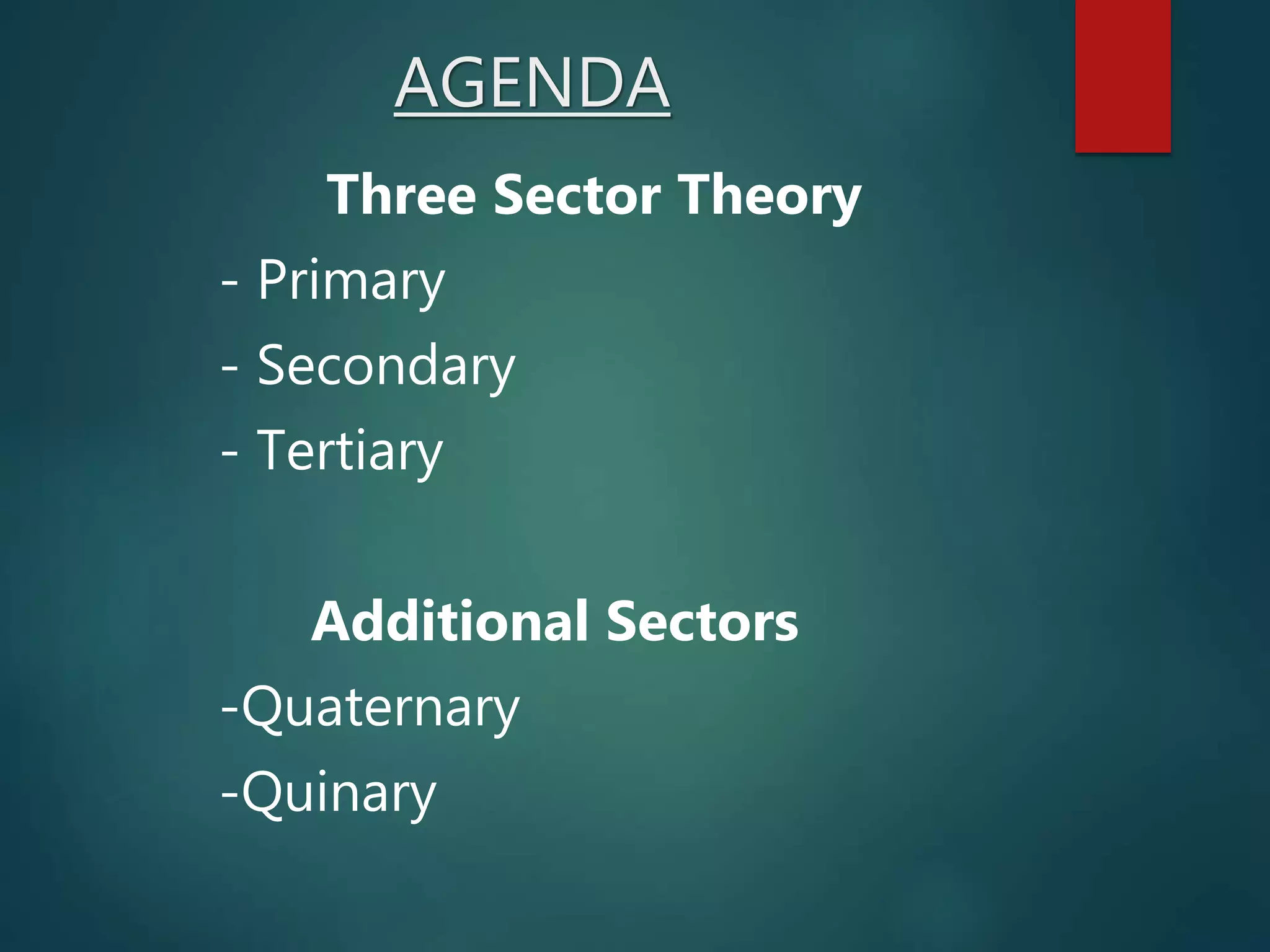 THREE SECTOR THEORY | PPTX