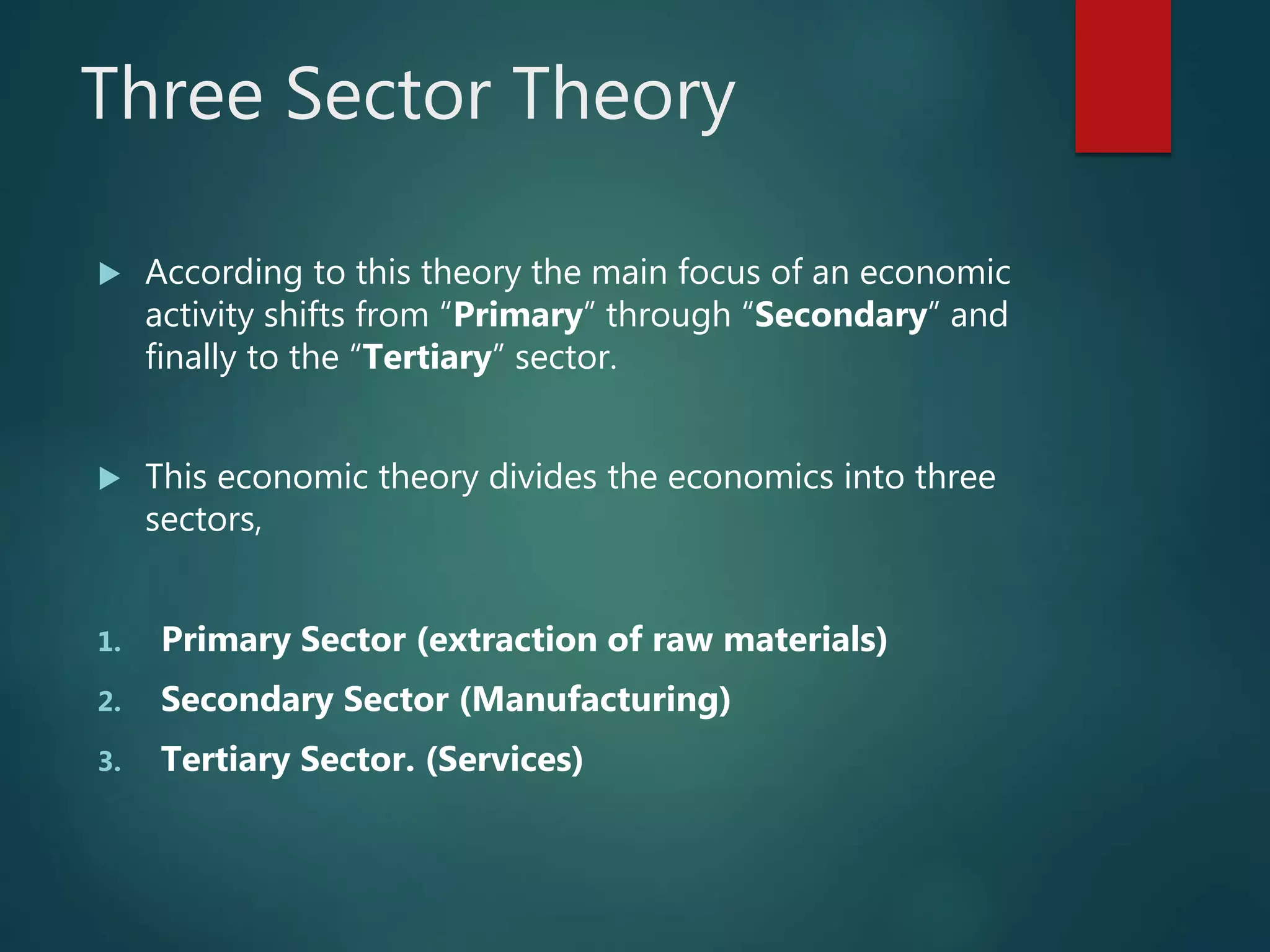 THREE SECTOR THEORY | PPTX