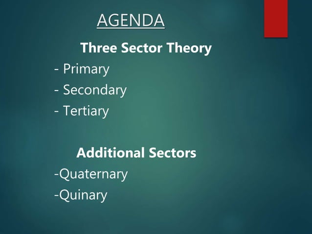THREE SECTOR THEORY | PPTX