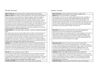 Three Short Film Analysis | PPT