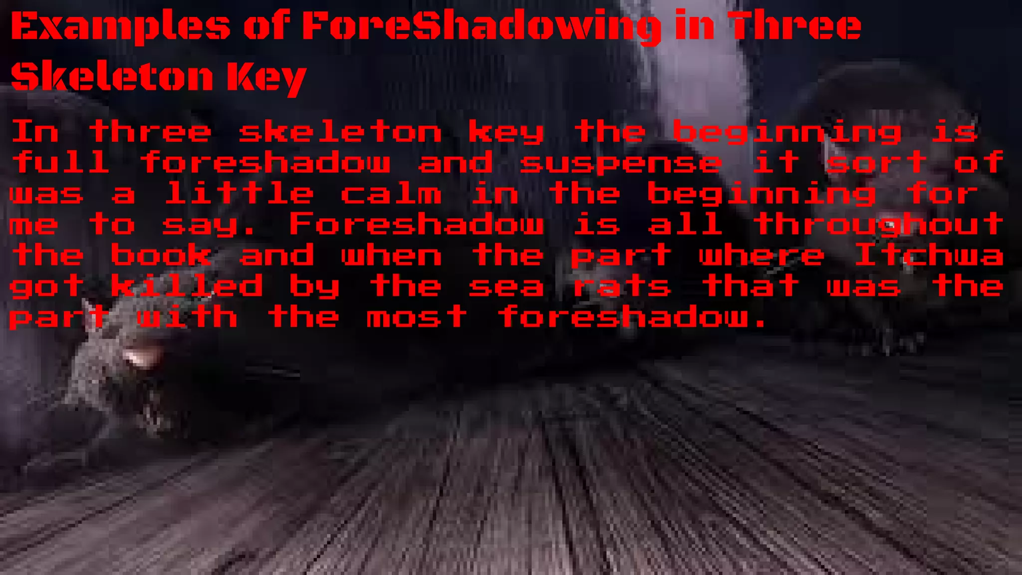 Three skeloton key | PPT