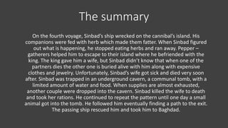 Three slide challenge -The Seven Voyages of Sinbad | PPTX