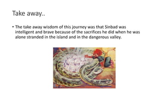 Three slide challenge -The Seven Voyages of Sinbad | PPTX