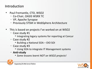 Three SOA Case Studies | PPT