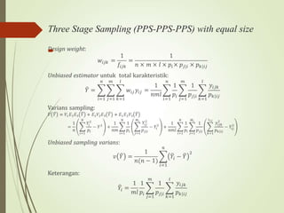 Three Stage Cluster Sampling (1).ppt