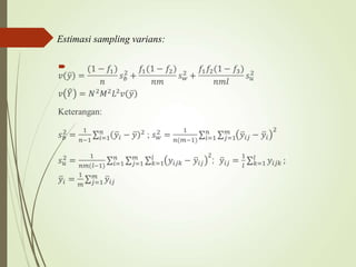 Three Stage Cluster Sampling (1).ppt