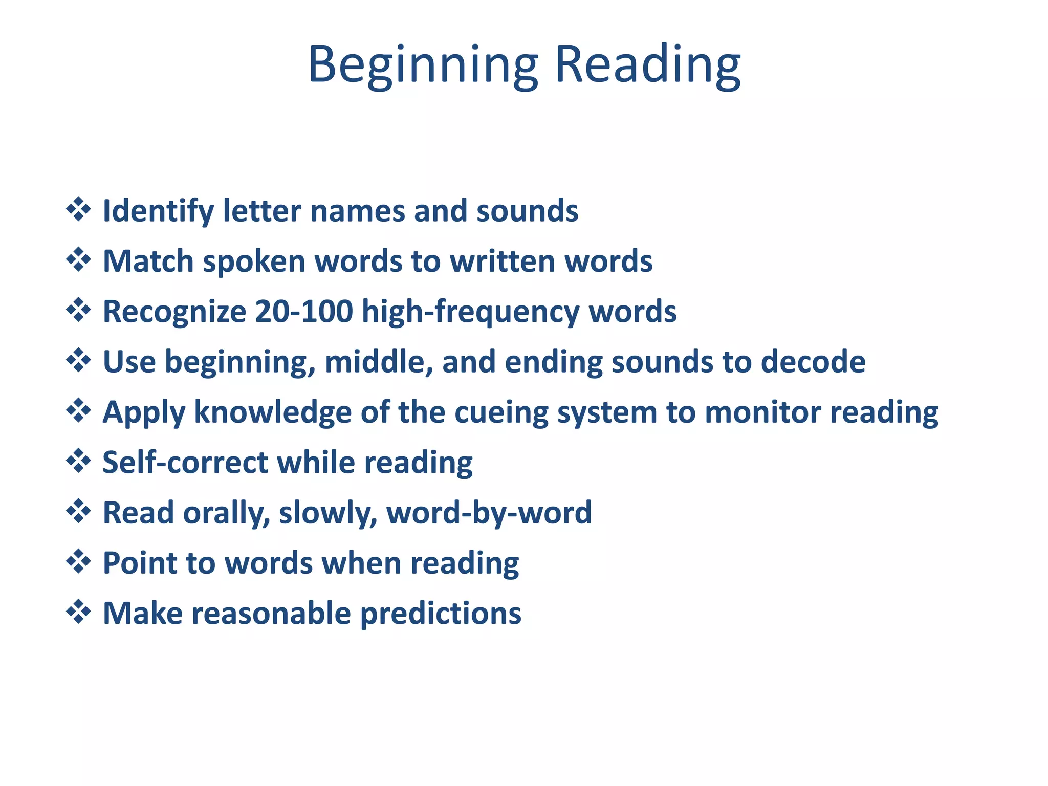 Three stages of reading and writing | PPT