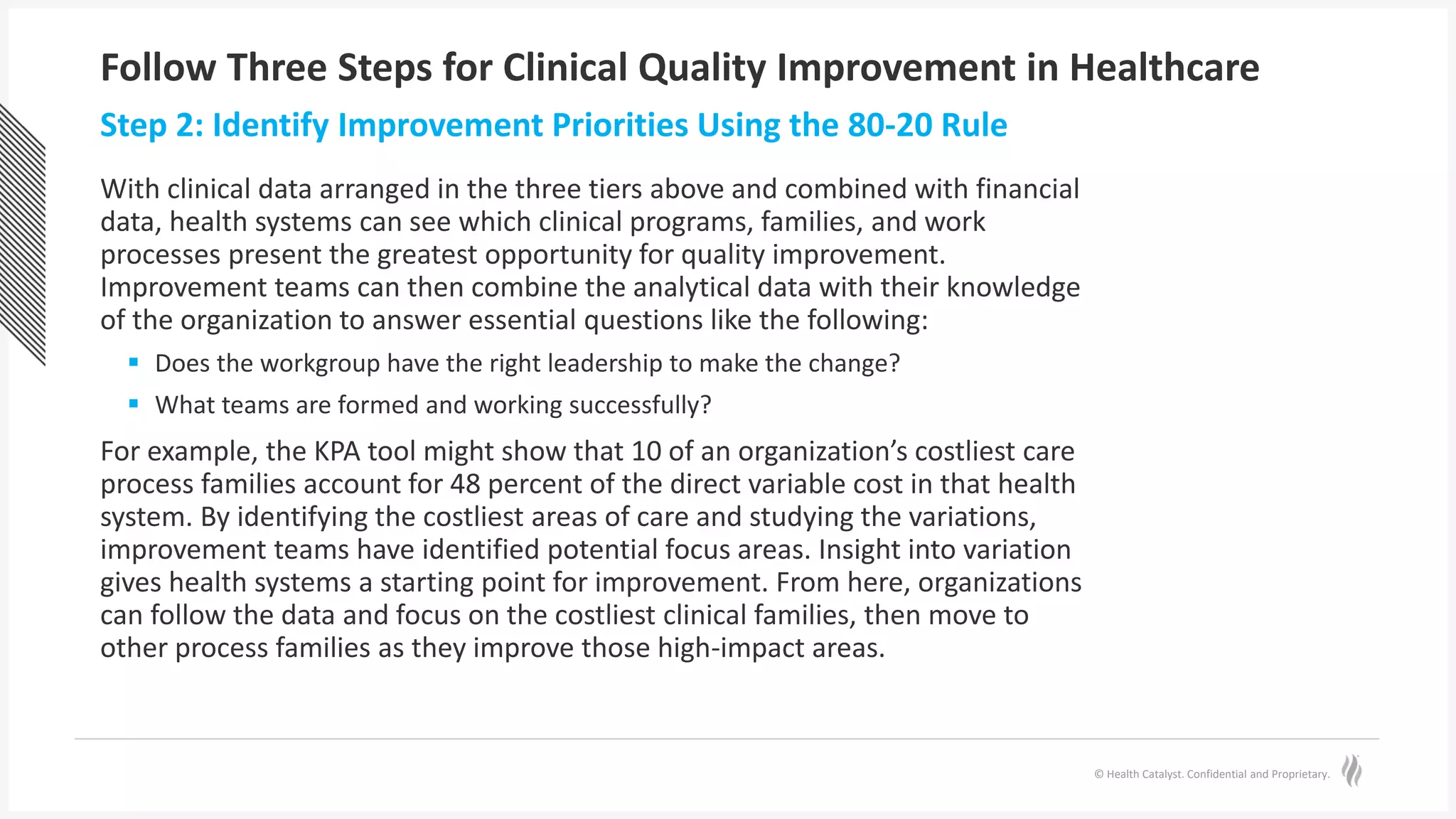 Three Steps to Prioritize Clinical Quality Improvement in Healthcare ...