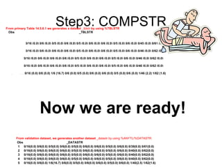 Three Step Table Validation Pharmasug 2007 | PPT