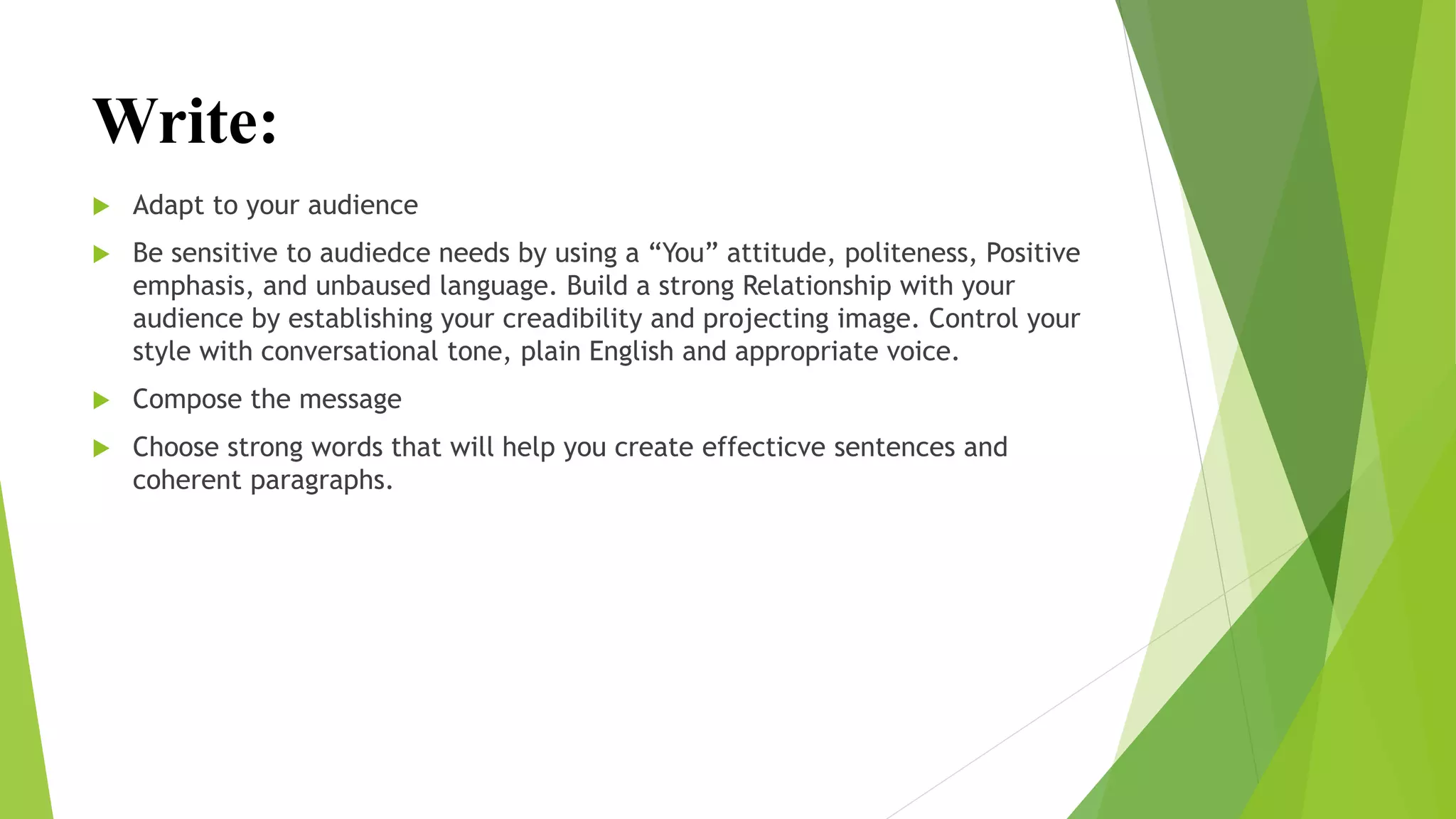 Three step writing process bovee by ahsin yousaf | PPTX