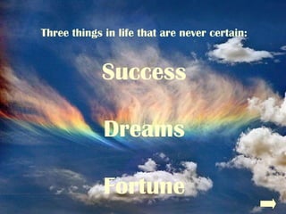 Three Important Things in Life | PPS