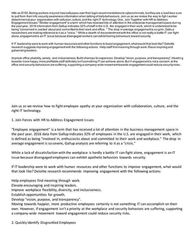 Three tools to reduce employee apathy | DOCX