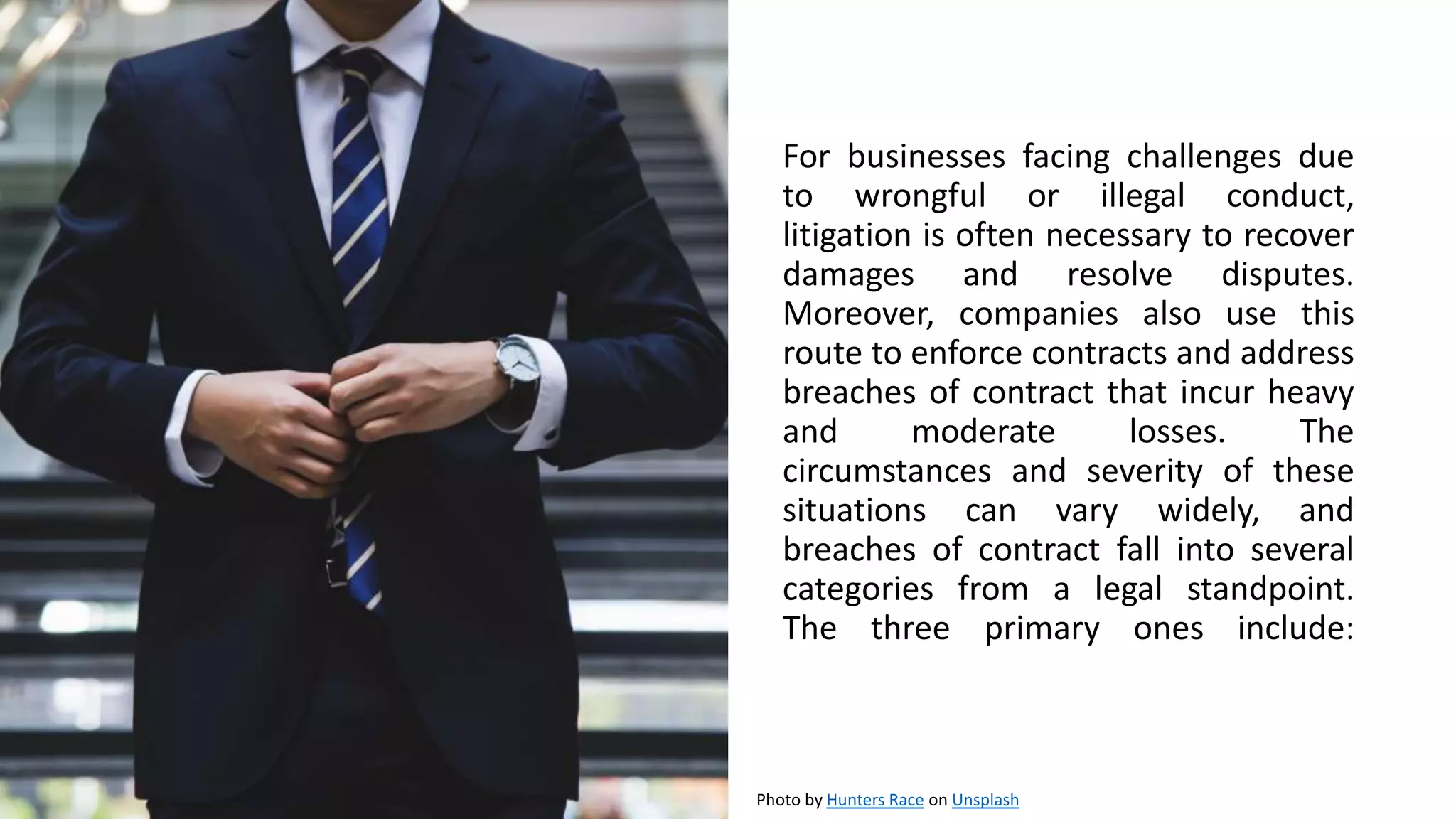 Three Types of Breaches of Contract | PPT